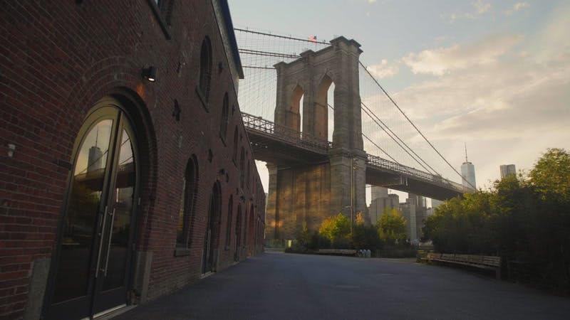 City, Buildings, Bridge, Brooklyn Bridge by Erik Nuenighoff – Stock ...