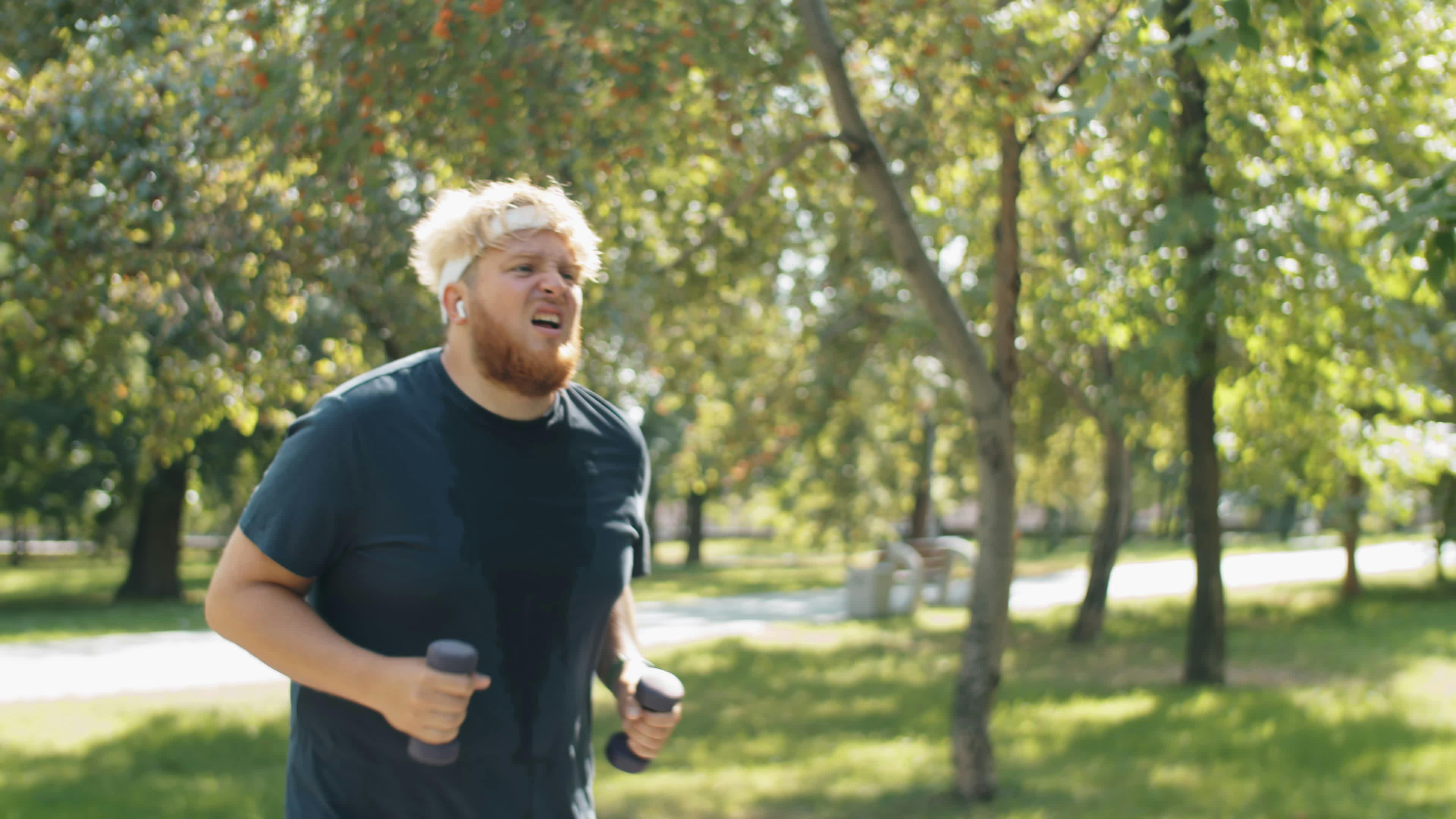 Discover chubby-guy-trying-to-get-in-shape, a story-driven footage ...