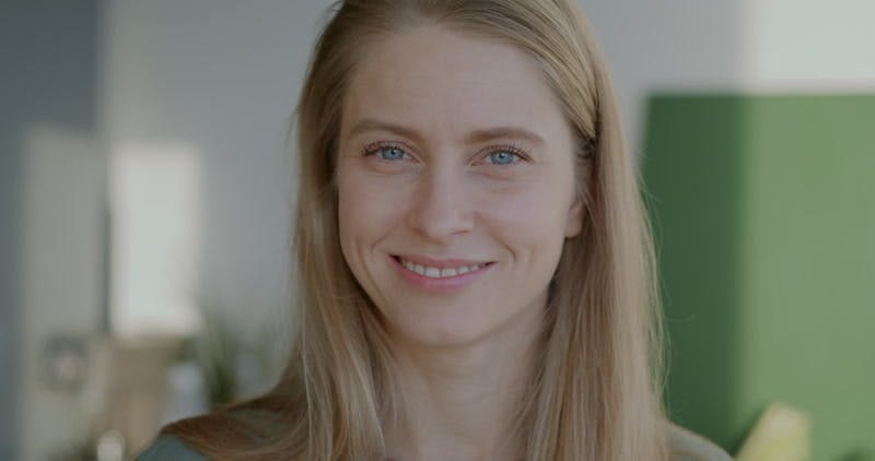 Woman, Portrait, Smiling, Kitchen by VITALY GARIEV – Stock Footage ...