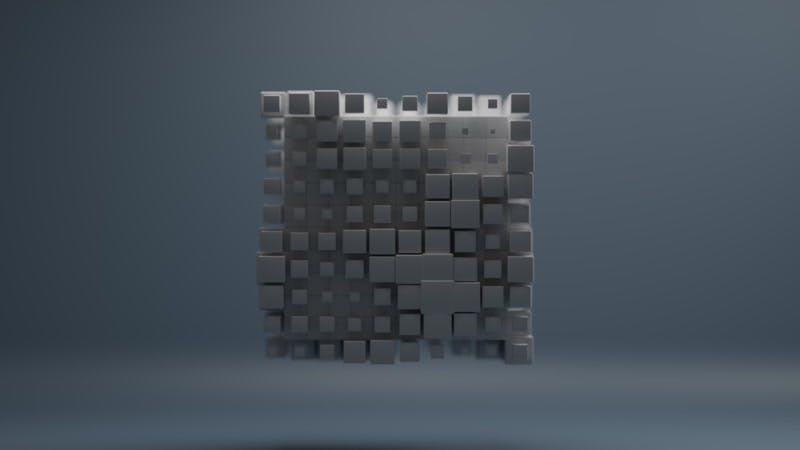 Changing, Cube, Particles, Animated by Finn Moeller – Stock Footage ...