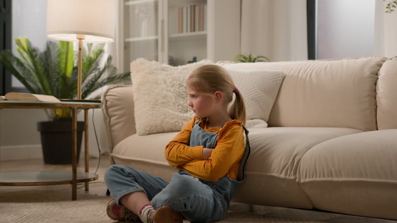 Living Room, Girl, Tantrums, Sofa by MayaLab – Stock Footage | Artlist