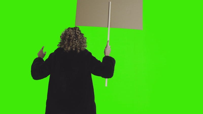 Green Screen, Chroma Key, Protest, Angry by Videophilia – Stock Footage ...