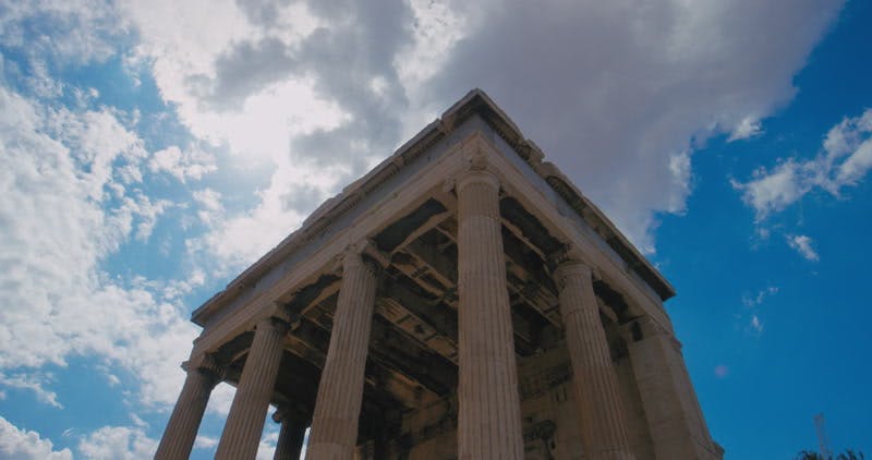 Building, Old, Low Angle, Pillars by Jakob Owens – Stock Footage | Artlist