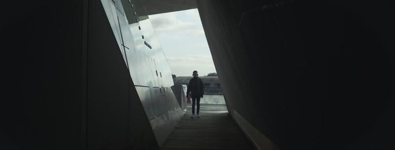 Man, Headphones, Walking, Walls by Hans Peter Schepp – Stock Footage ...