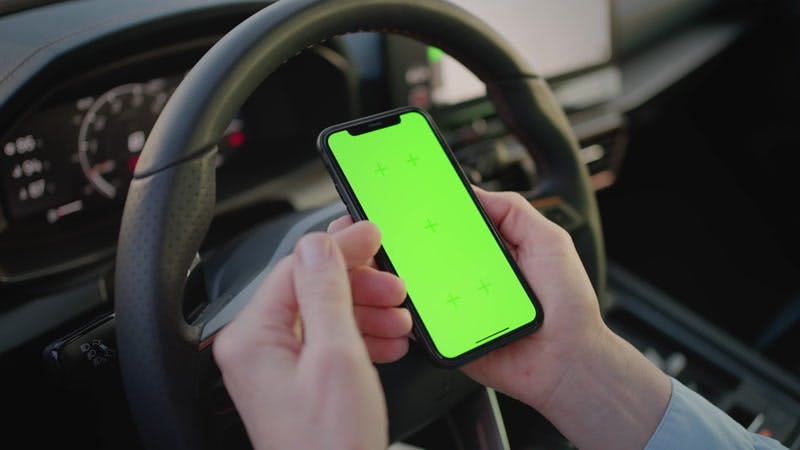 Car, Steering Wheel, Green Screen, Hand by Raven production – Stock ...