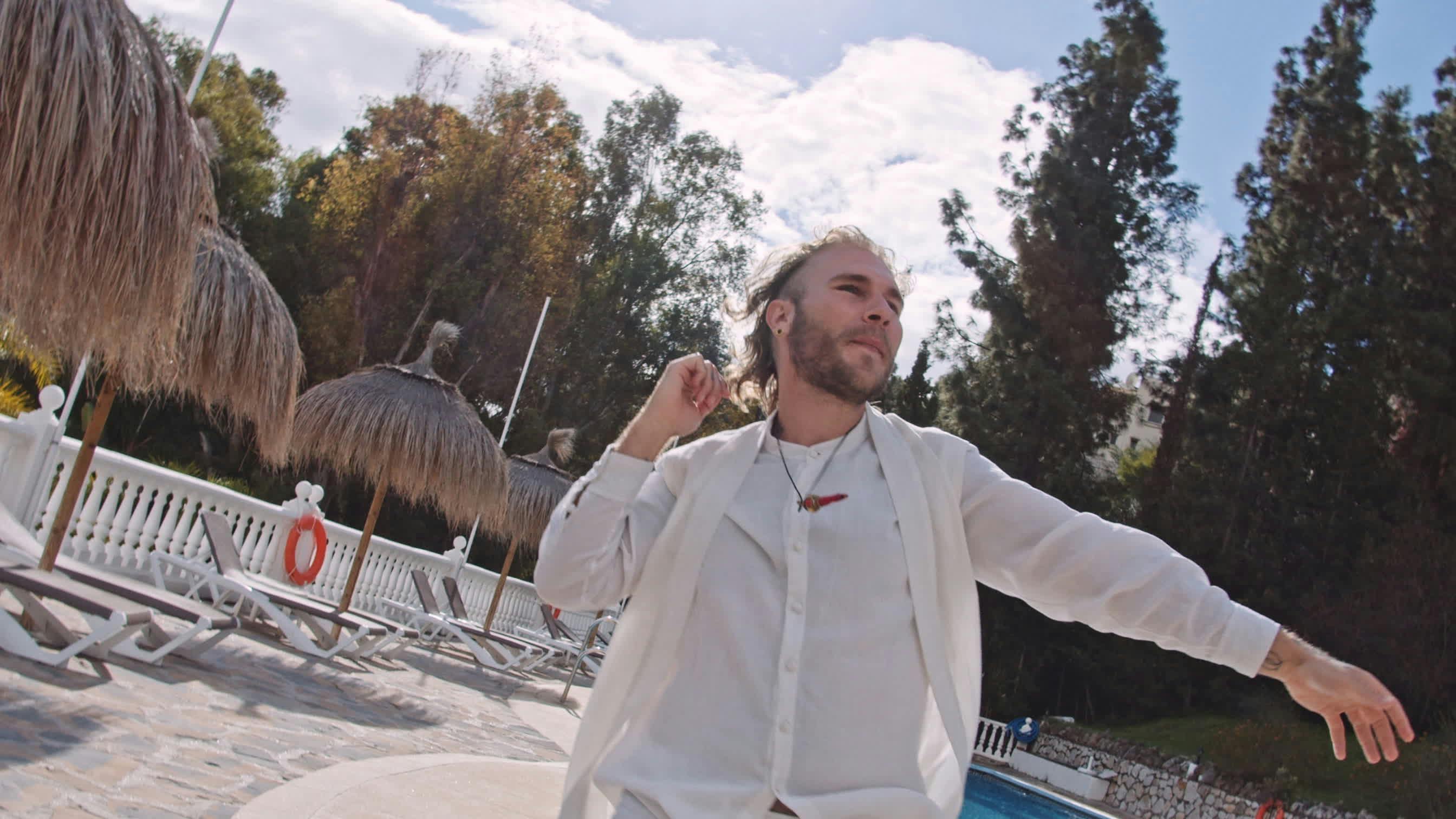 Discover dancing-guru-at-the-pool, a story-driven footage | Artlist
