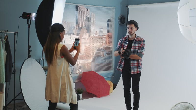 Photographer, Studio, Model, Black Woman by Maks Art – Stock Footage | Artlist