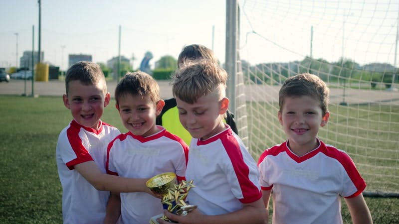 Hugging, Team, Trophies, Celebrating by Polina Borisova – Stock Footage ...