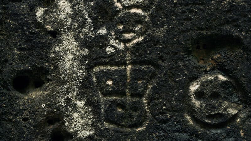 Wall, Carved Rock, Stone Markings, Prehistoric Carving by Roadlifers ...