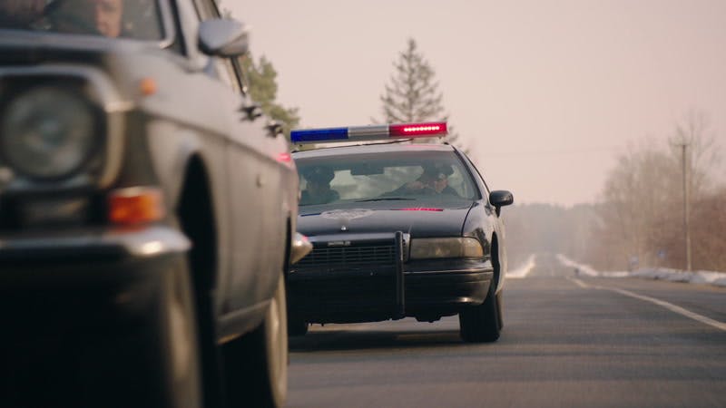 Vintage-car, Car-chase, Crime-scene, 1970s by LACOFILMS – Stock Footage ...