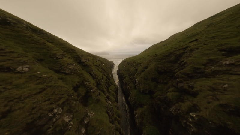 Sea, Coast, Rocky Cliff, Ravine by Daniel Haussmann – Stock Footage ...