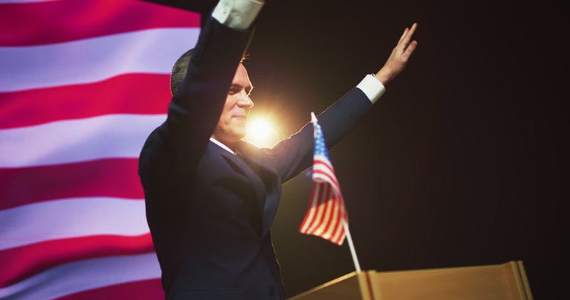 Win, Celebrating, Flag, American by Frame Stock Footage – Stock Footage ...