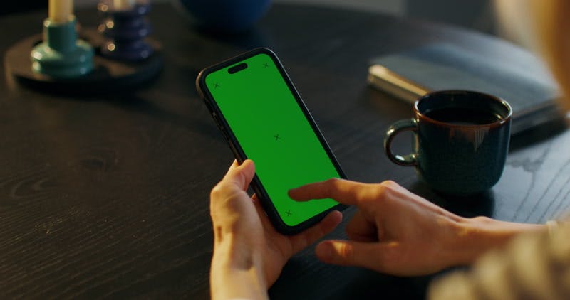 Swiping, Chroma Key, Green Screen, Mug by M-ART production – Stock ...
