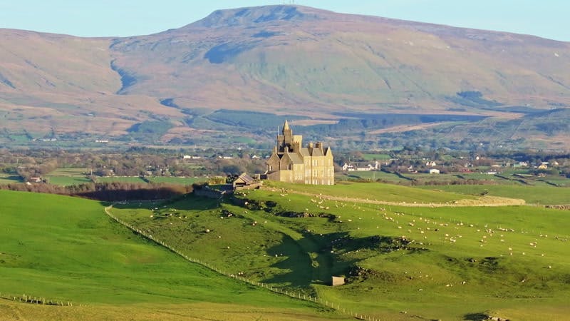Field, Castle, Ireland, Drone by Dominick Anskis – Stock Footage | Artlist