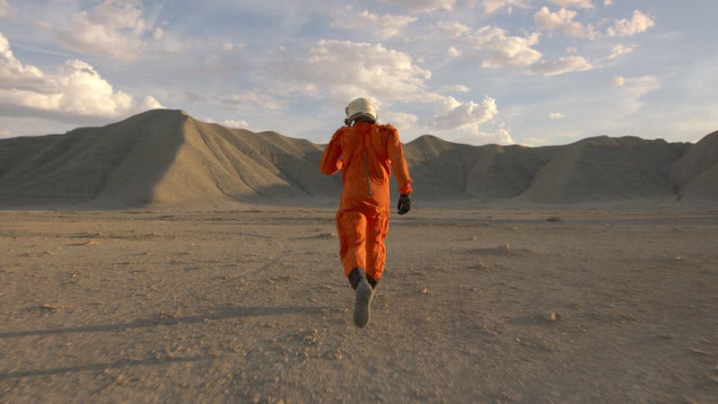 Astronaut, Overalls, Orange, Astronaut Helmet by Tanner Fowler – Stock ...