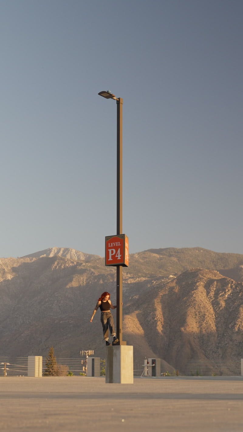 Carefree, Glam Punk, Car Park, Sign by Jayson Robertson – Stock Footage ...