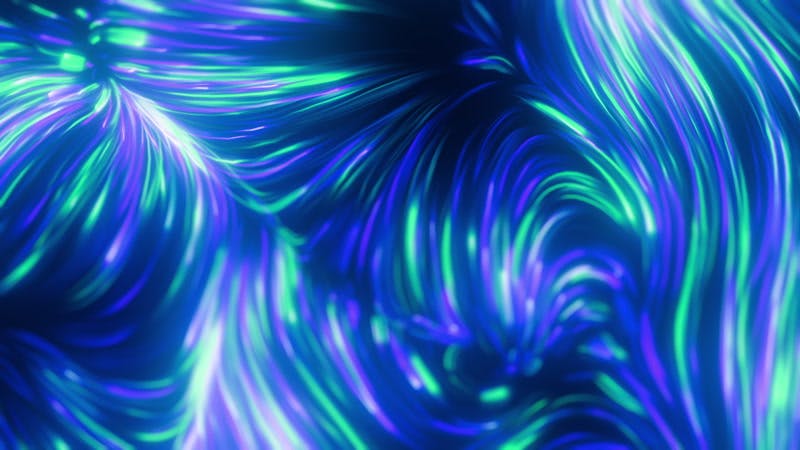 Neon Blue, Animated, Tendril, Vibrant by Finn Moeller – Stock Footage ...