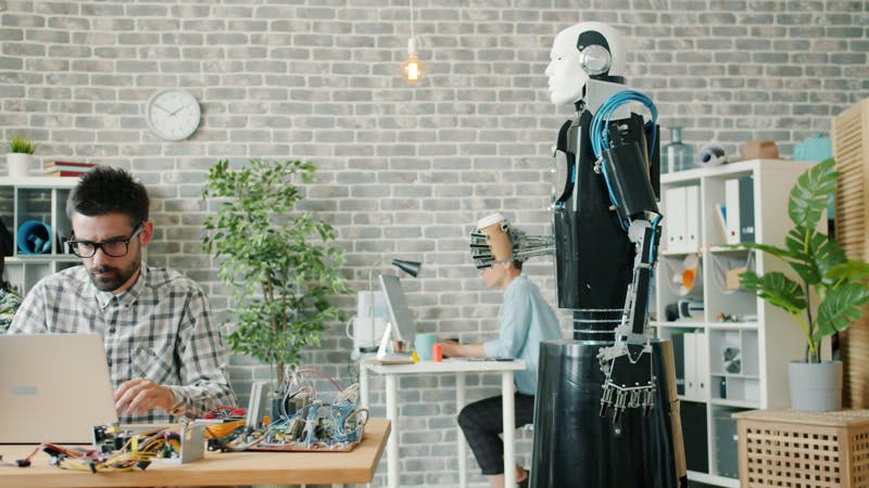 Grip, Human-like Robot, Working, Robotics by VITALY GARIEV – Stock ...