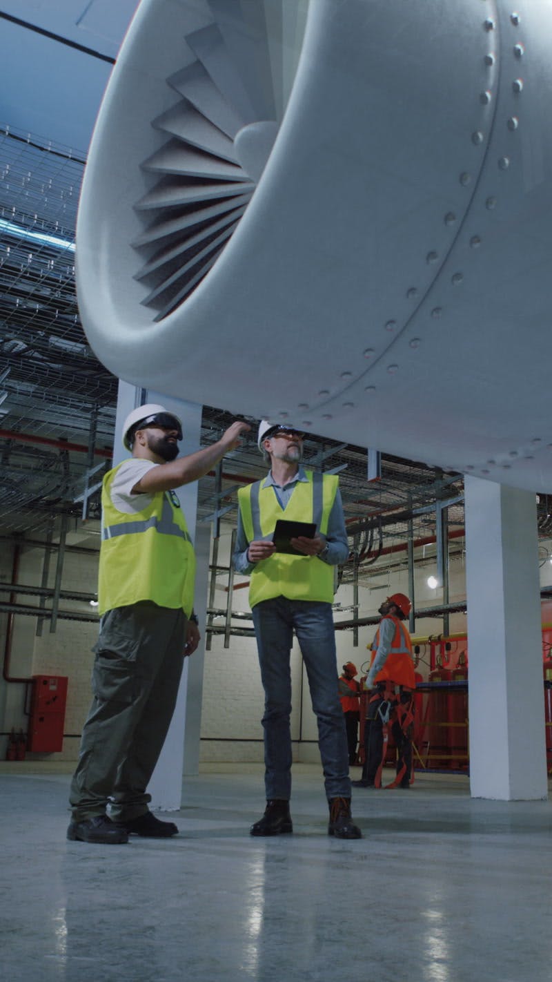 Invention, Turbine, Jet Engine, Inspection by Frame Stock Footage ...