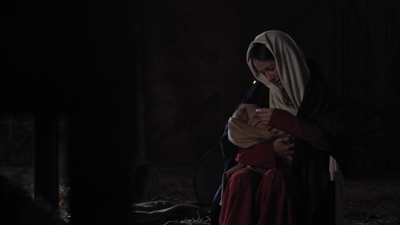 Mary, Stable, Christianity, Jesus by David Rudoy – Stock Footage | Artlist