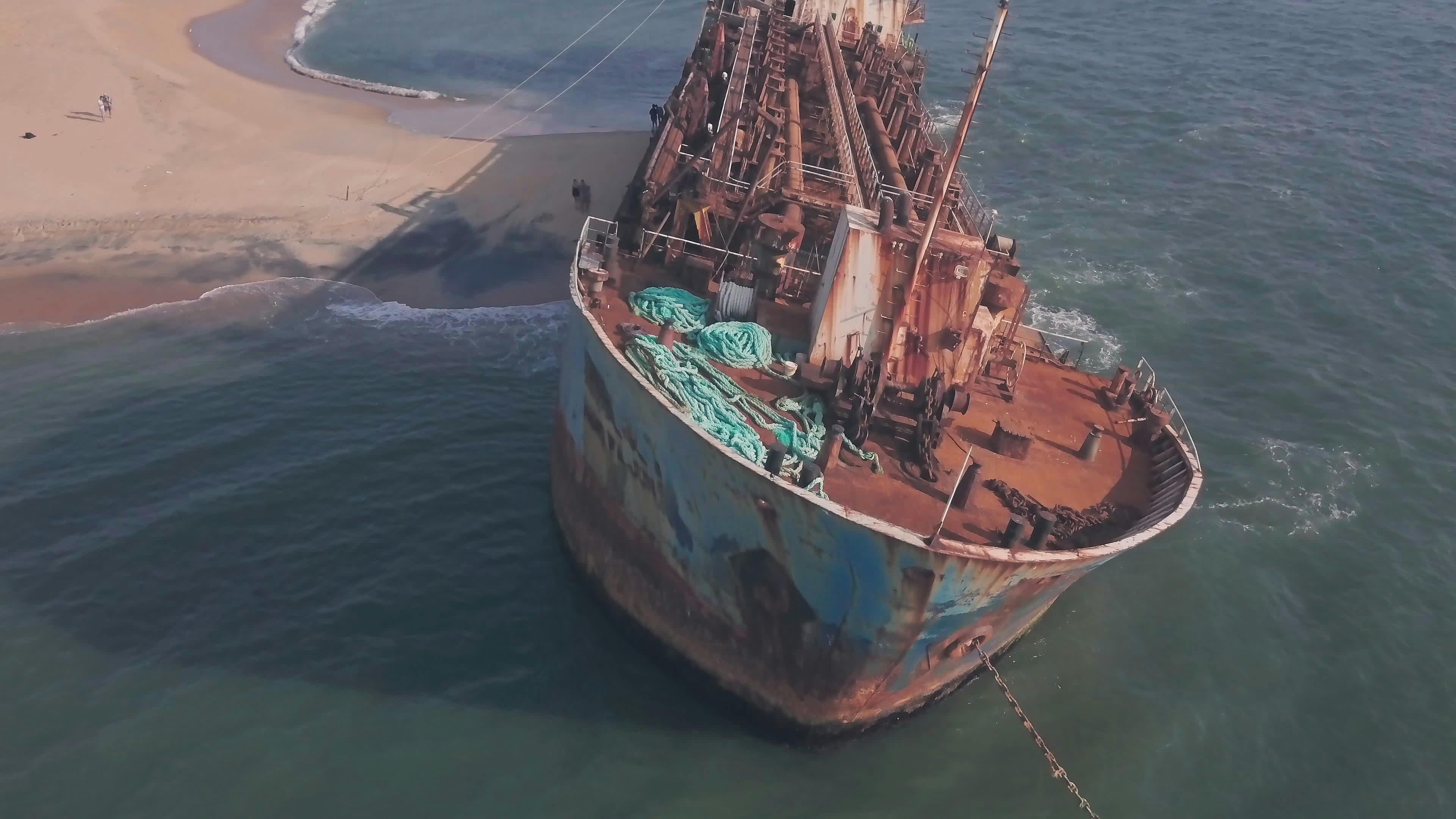 Discover shipwreck-aerials, a story-driven footage | Artlist