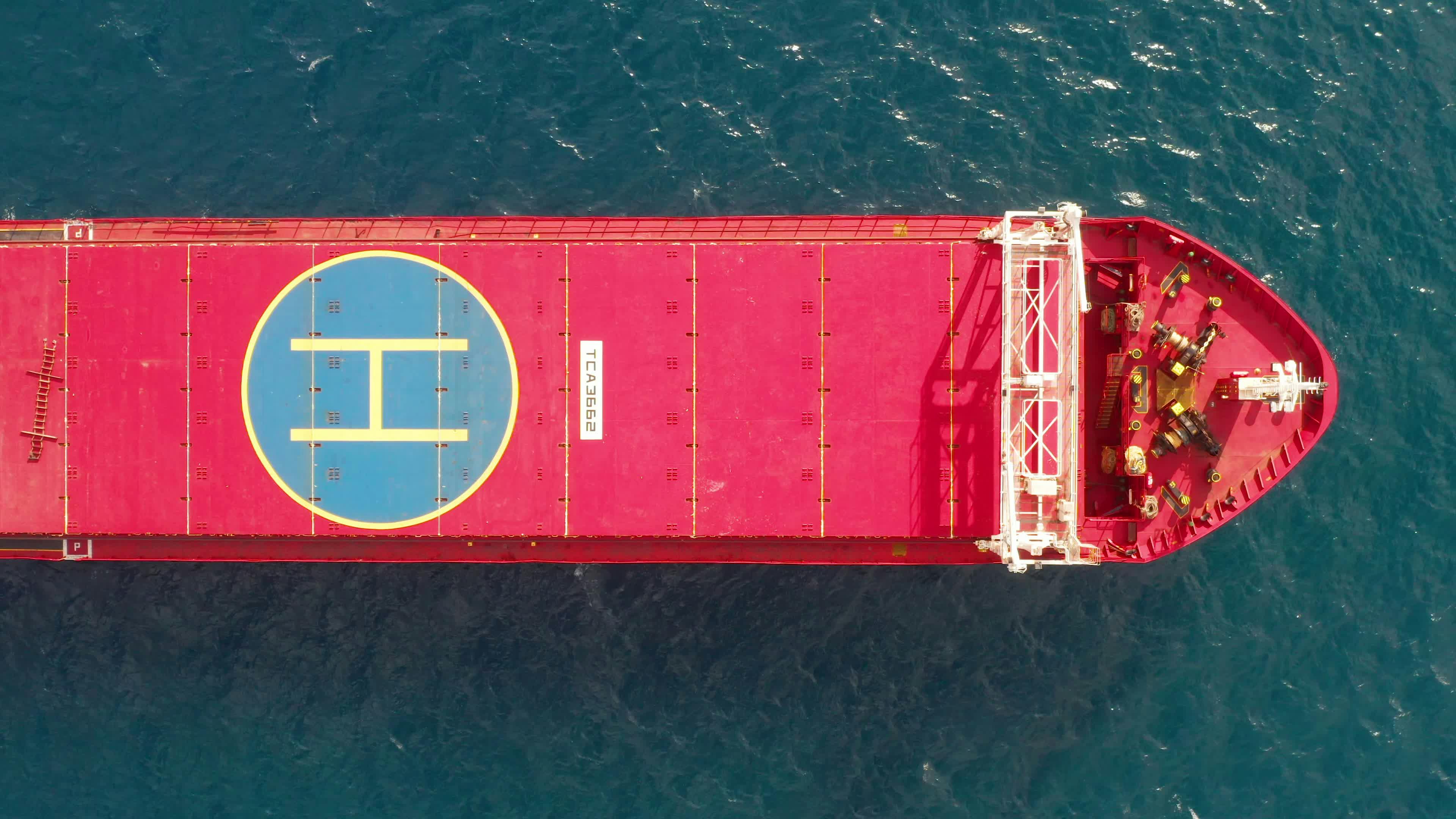 Discover cargo-ship-with-helipad-aerials, a story-driven footage | Artlist