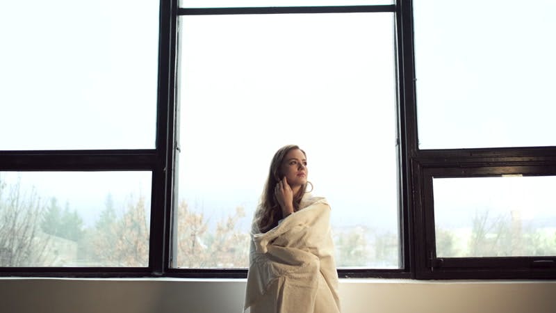 Beauty, Looking At Camera, Window, Posing by Cinematic Vision – Stock ...