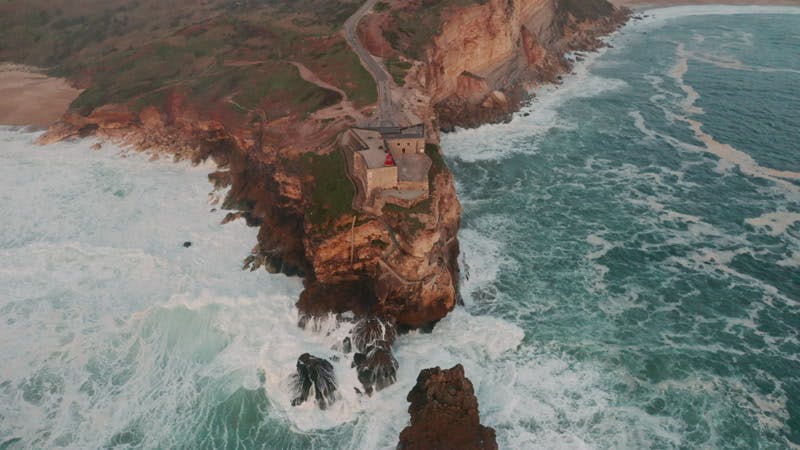 Sea, Sao Miguel Arcanjo, Fort, Waves by Andrzej Wisniewski – Stock ...