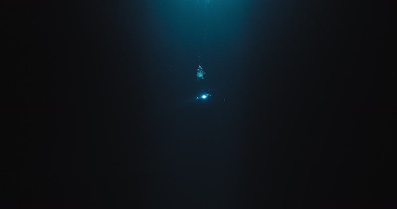 Dark, Diving, Flashlight, Light Rays by Wind Collective – Stock Footage | Artlist