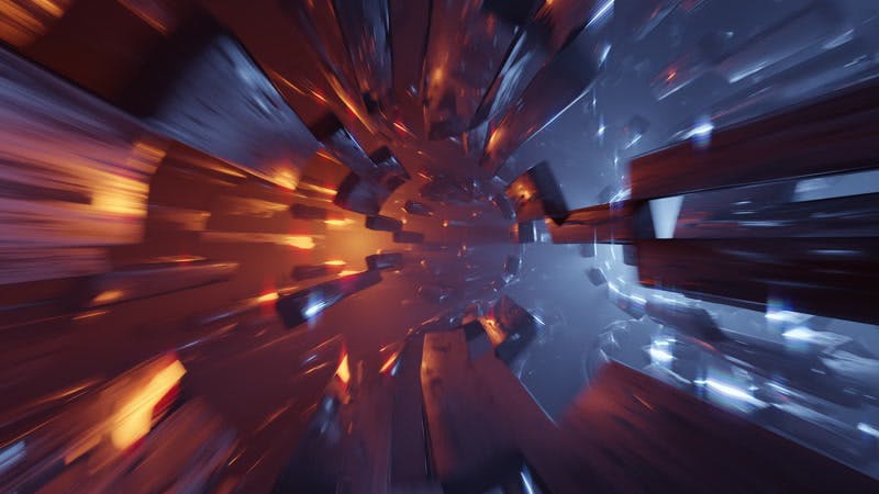 Blue, Orange, Cgi, Loop by Finn Moeller – Stock Footage | Artlist