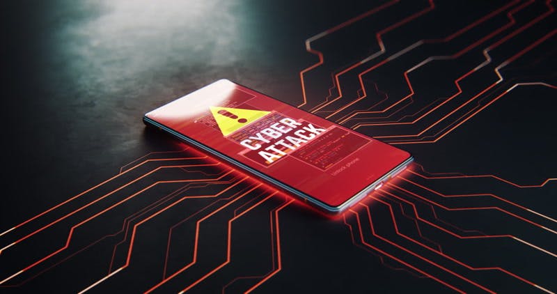 Animation, Digital, Attack Blocked, Cell Phone by Frame Stock Footage ...